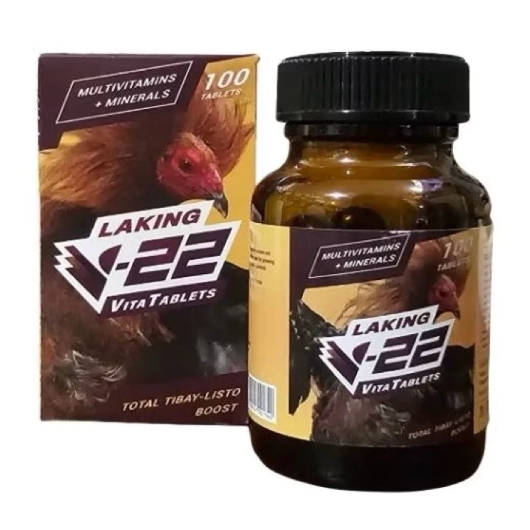 Laking V22 Vita Tablets 100 Tablets - For Animal Use | Shopee Philippines