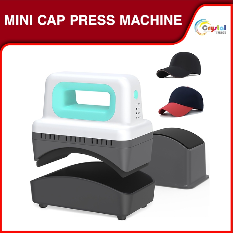 Mini Easy Cap Press Machine – Blue | Portable Hat Heat Press for DIY ...