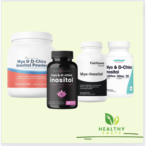 Healthy Taste | Myo-Inositol & D-Chiro Inositol Supp for Women, 40:1 ...