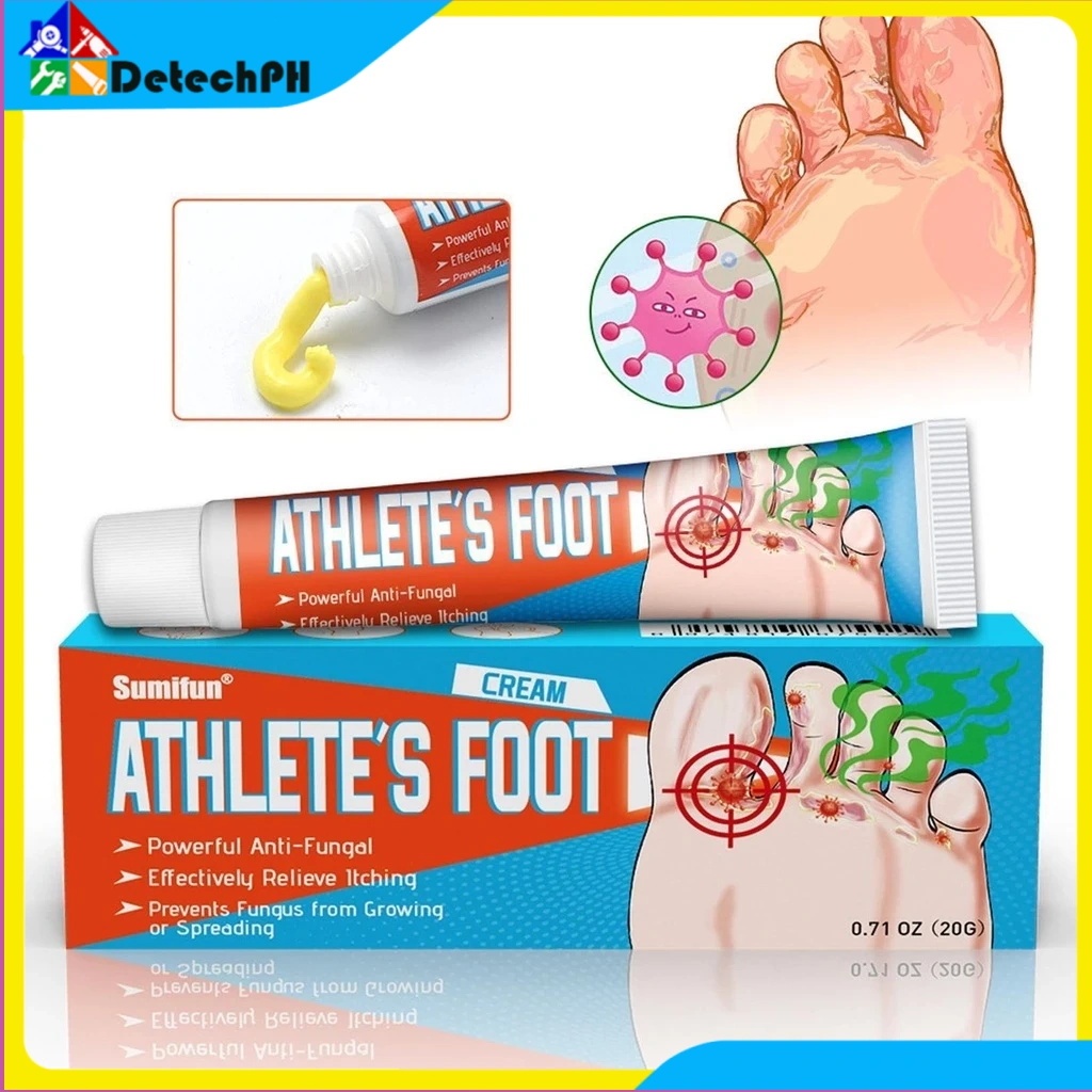 20g Foot Anti-fungal Athlete's Foot Cream Anti-Itch Odor Removing Beriberi Ointment Deodorant ...