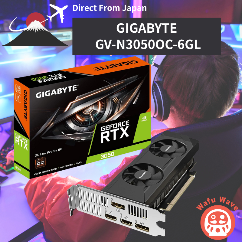 GIGABYTE GV-N3050OC-6GL NVIDIA GeForce RTX 3050 6GB GDDR6 Graphics Card ...