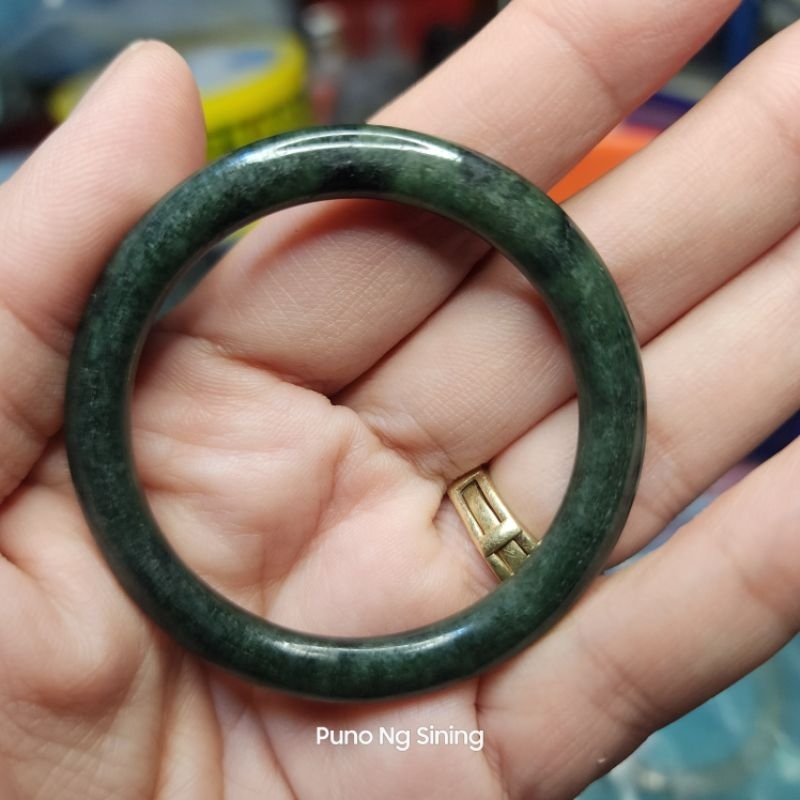 Jade Bangle Bracelet for Kids! Real Burmese Jade from Thailand | Shopee ...