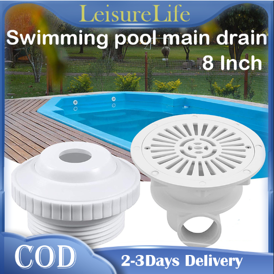 8 inch Main Drain Swimming pool main drain Pool Floor Drain and Drain ...