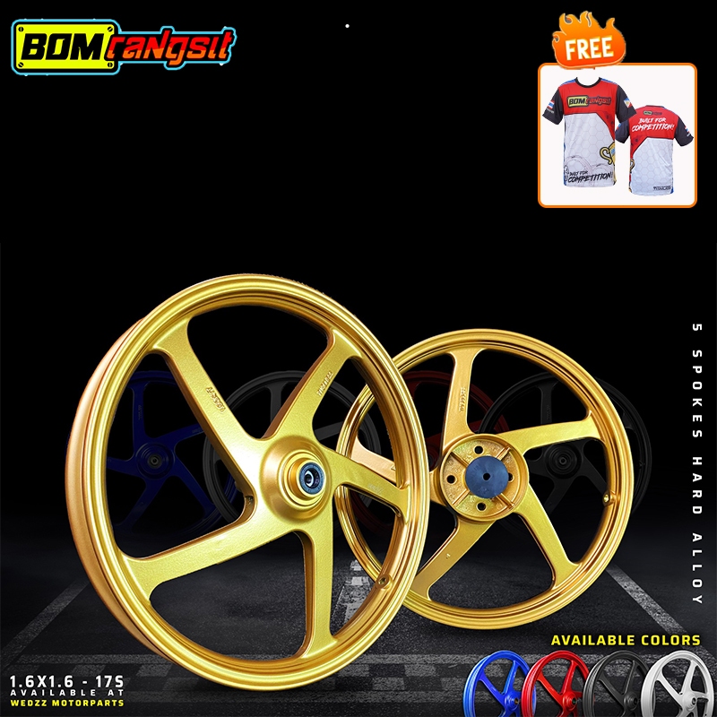 Bom Rangsit BomX Orion Hard Alloy Mags SNIPER 150/VARIO 125/150/Aerox ...