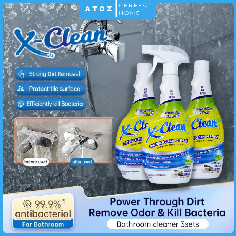 X-clean Bathroom Spray Cleaner Toliet Bowl Cleaner Cement Stain Remover ...