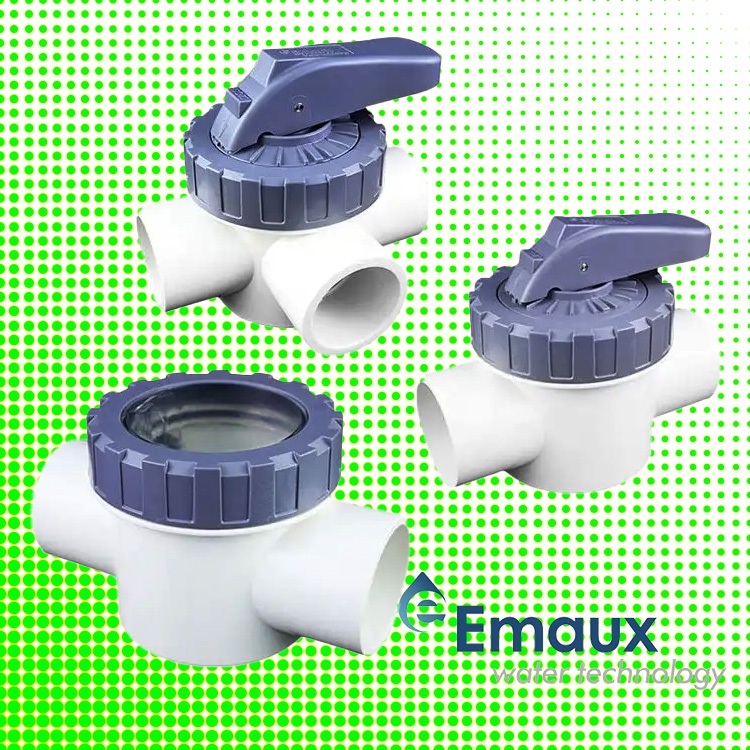 EMAUX Pool 2 Way Valve, 3 Way Valve and Check Valve 1.5 inch and 2 inch ...