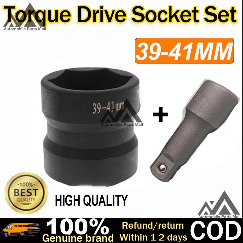Heavy-Duty Torque Drive Socket 39x41mm And 3 Inches Extension Set 1/2 ...
