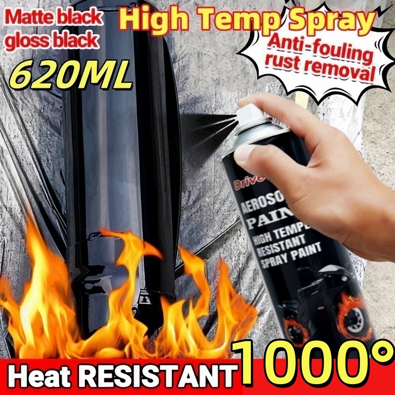 620ML High Temp Spray Paint Engine Coating Spray Anti Fouling And Rust ...