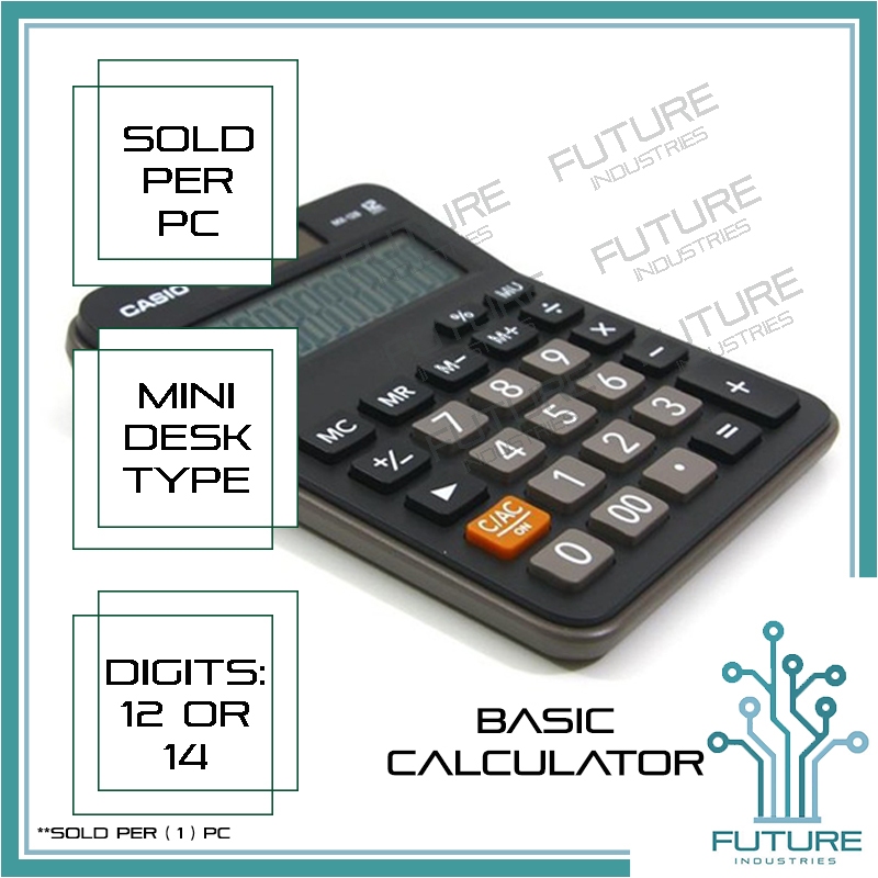 Casio Calculator MH-14 MX-12B Calculators Heavy Duty MH14 MX12B 12 ...