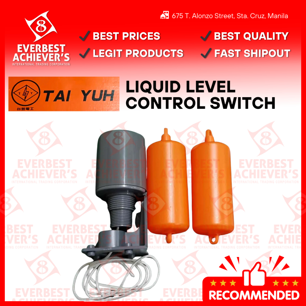 TAI YUH Electric Float switch (Liquid Level switch) for Water tank ...