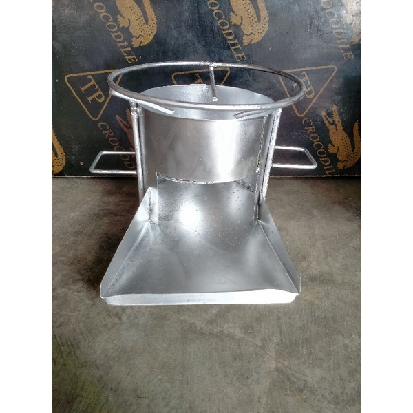 Kalan de Uling/Kahoy Galvanized Steel Stove (26 x 26 x 22) | Shopee ...