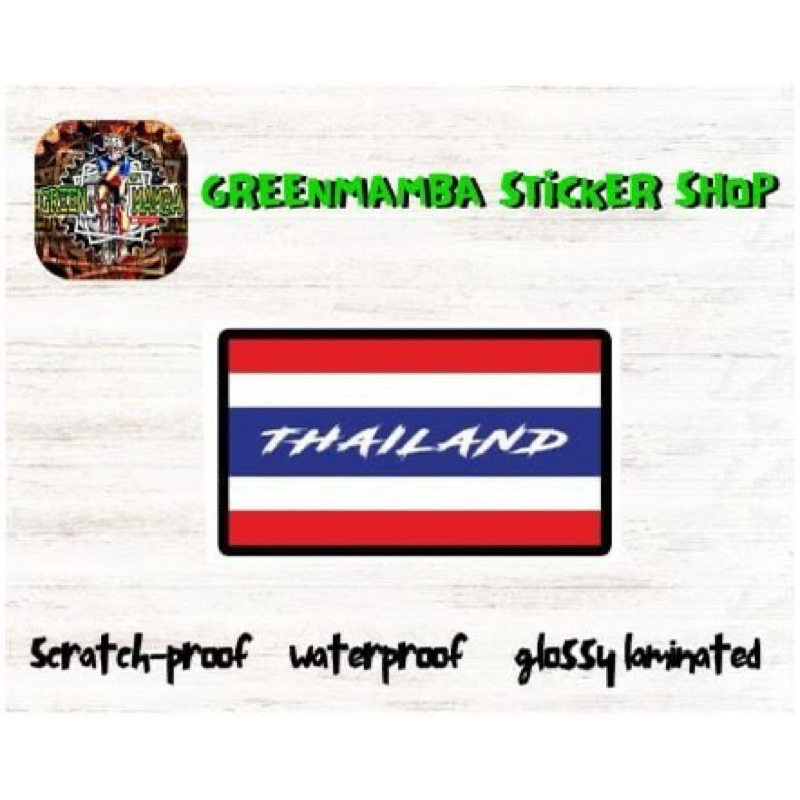 THAI STICKER PRINTED LAMINATED WATERPROOF | Shopee Philippines