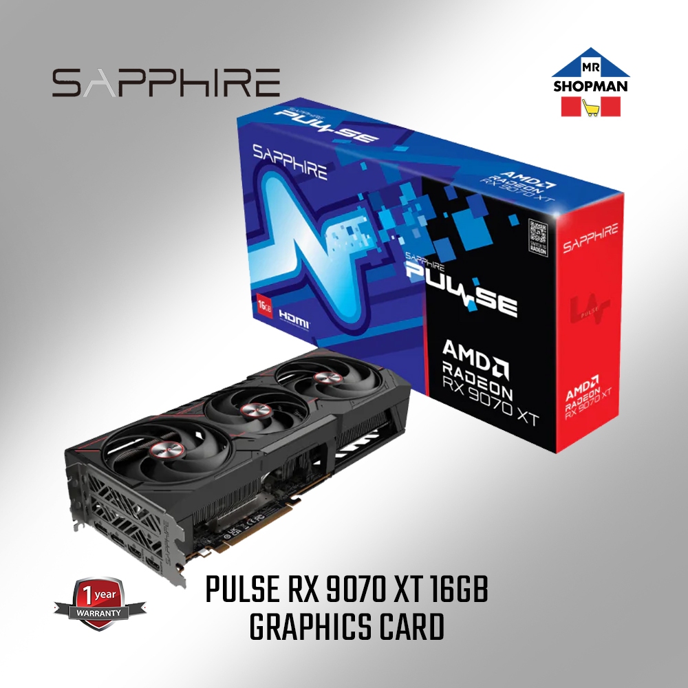 Sapphire PULSE AMD Radeon RX 9070XT 16GB GPU Graphics Card Video Card | Shopee Philippines