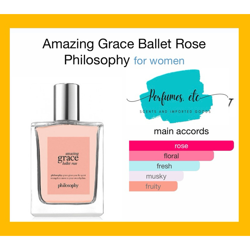 [Perfumes,Etc.] Philosophy Amazing Grace Ballet Rose EDT for Women ...
