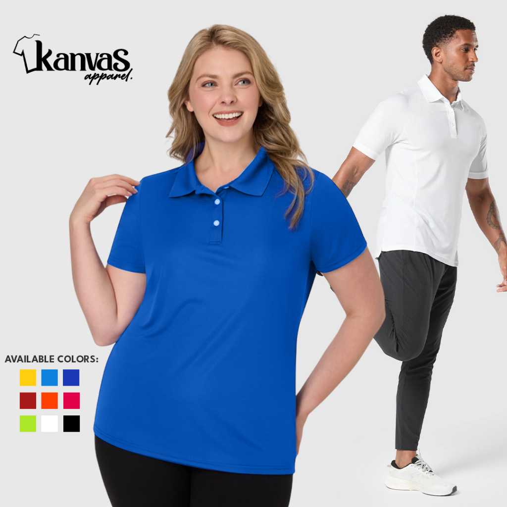 Kanvas Apparel Drifit Polo Shirt for Men & Women Plus Size Active Dry ...