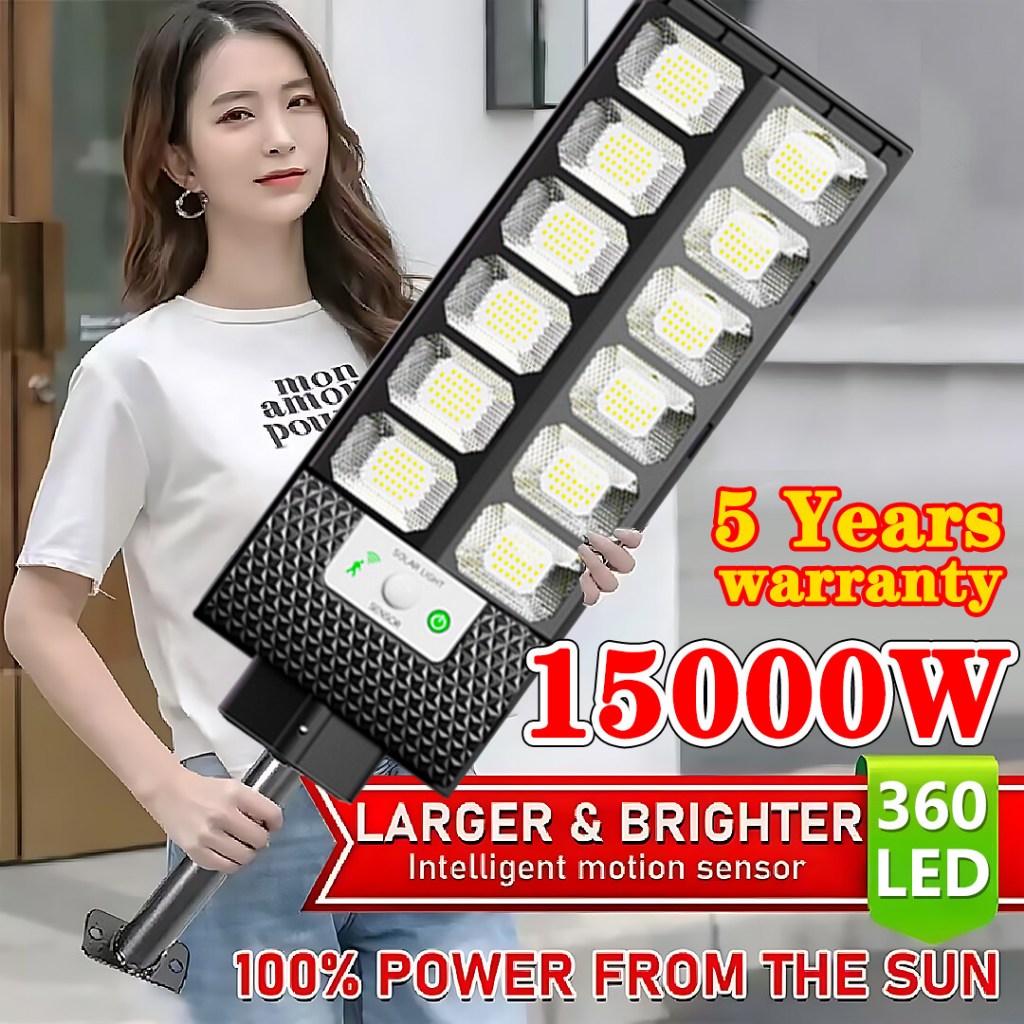 9000W solar street light IPX8 solar lamp outdoor waterproof solar light ...