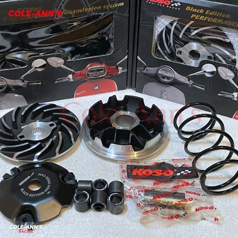 Koso High Performance Cvt pulley Kit Vespa Primavera150/S150 | Shopee ...