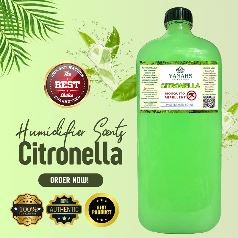 CITRONELLA Water-based Scent for Humidifier, Air Freshener, Linen Spray ...