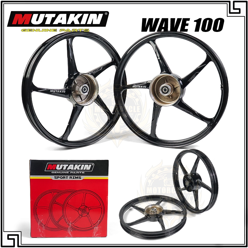 MUTAKIN SP500 Mags For Honda Wave100 XRM100 W110 CX Front Durm Rear ...