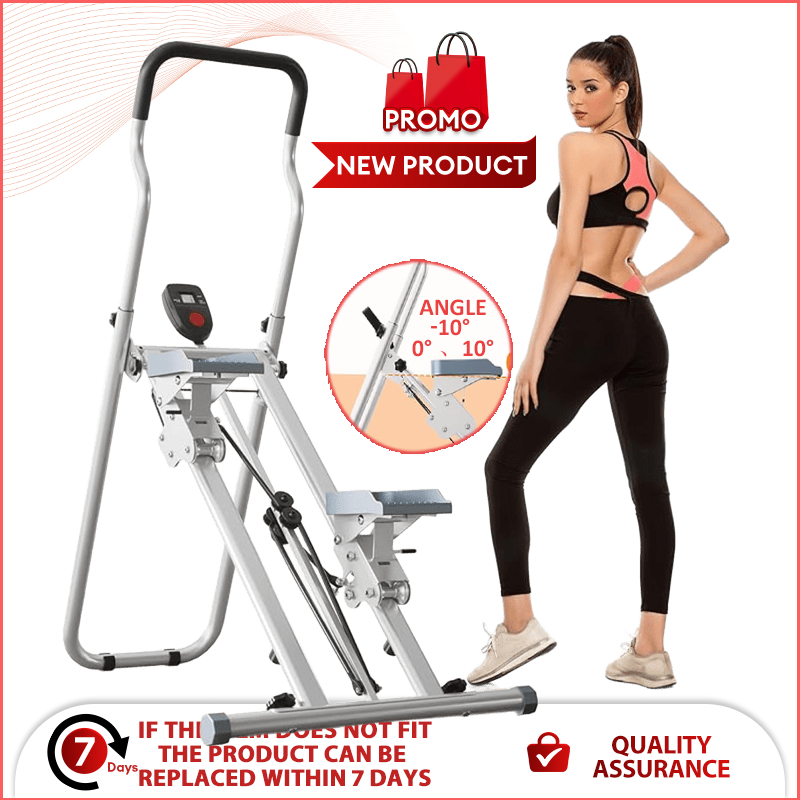 Climbing Machine for Home Gym Exercise Full-Body Workout Compact ...