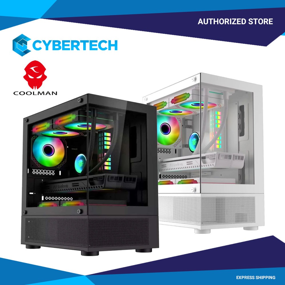 Coolman Reyna M-ATX/ITX PC Case | Shopee Philippines