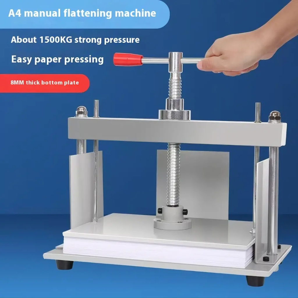A4 Book binding Press Machine Flat Paper Press Machine Manual Book ...