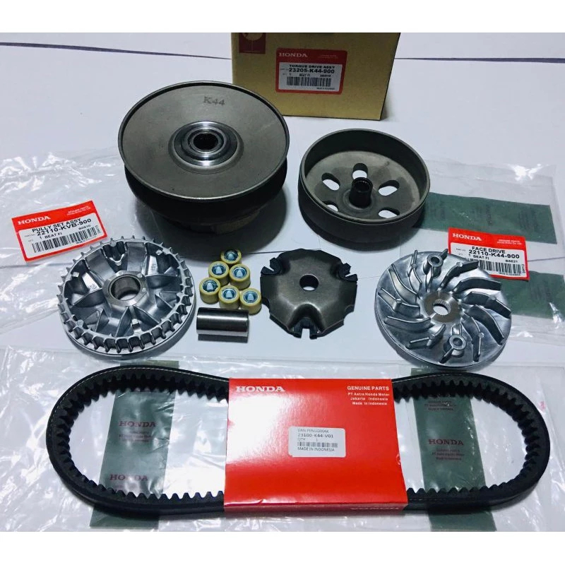 CVT SET GENUINE HONDA BEAT FI(Pulley set + Driveface + Belt +Torque ...