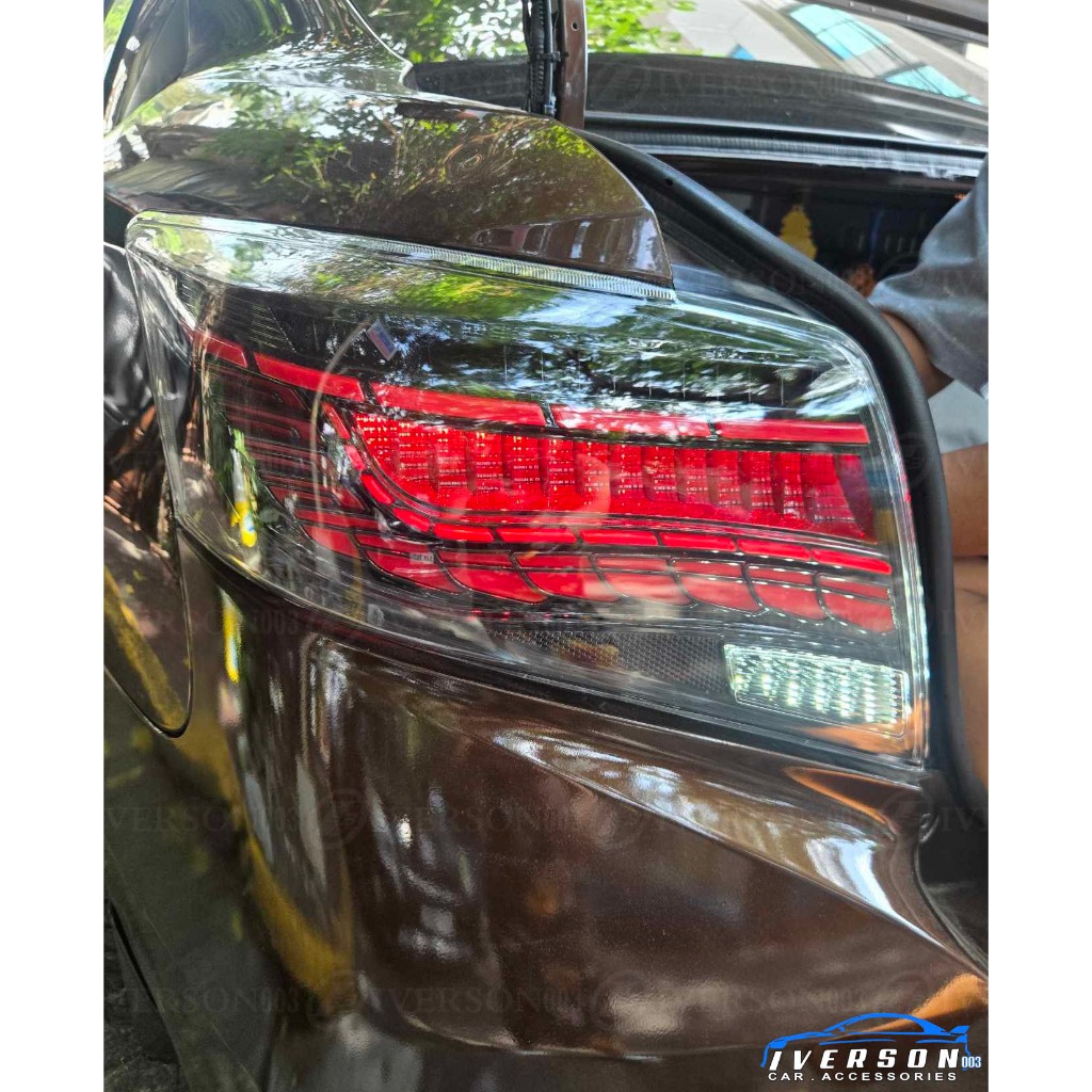 Smoked Tail Light Tail Lamp Assembly for Toyota Vios 2014 to 2018 ...