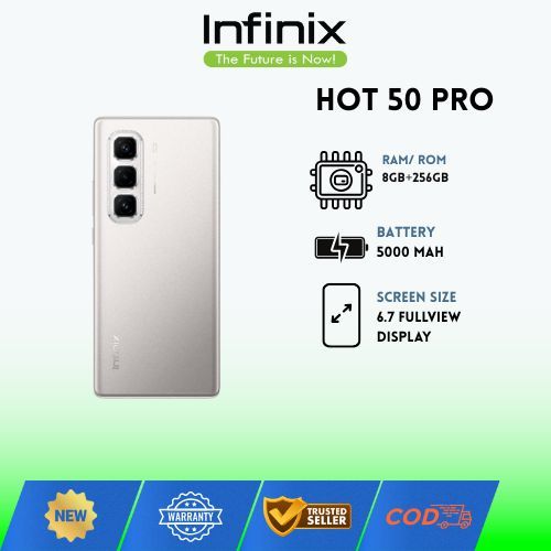 INFINIX HOT 50 PRO/ SMARTPHONE/ 6.8 FULLVIEW DISPLAY/ 48MP CAMERA ...