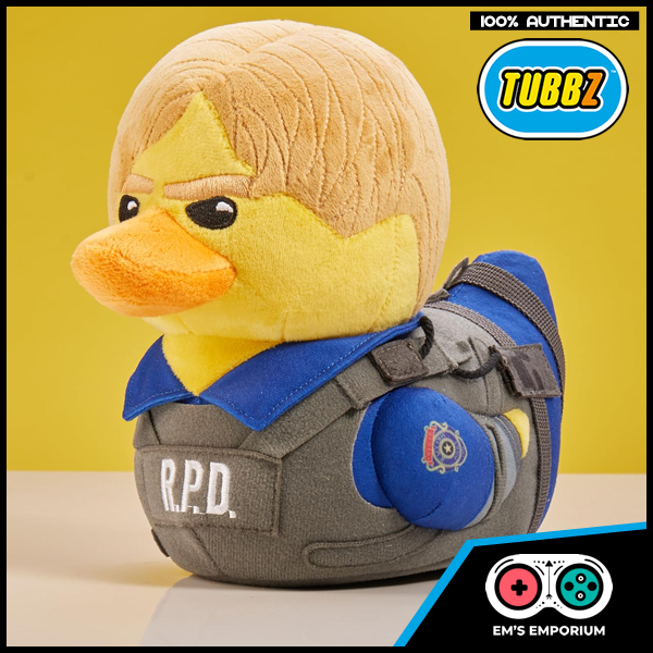 TUBBZ Plush: Leon Kennedy - Resident Evil Cosplaying Rubber Duck Soft ...