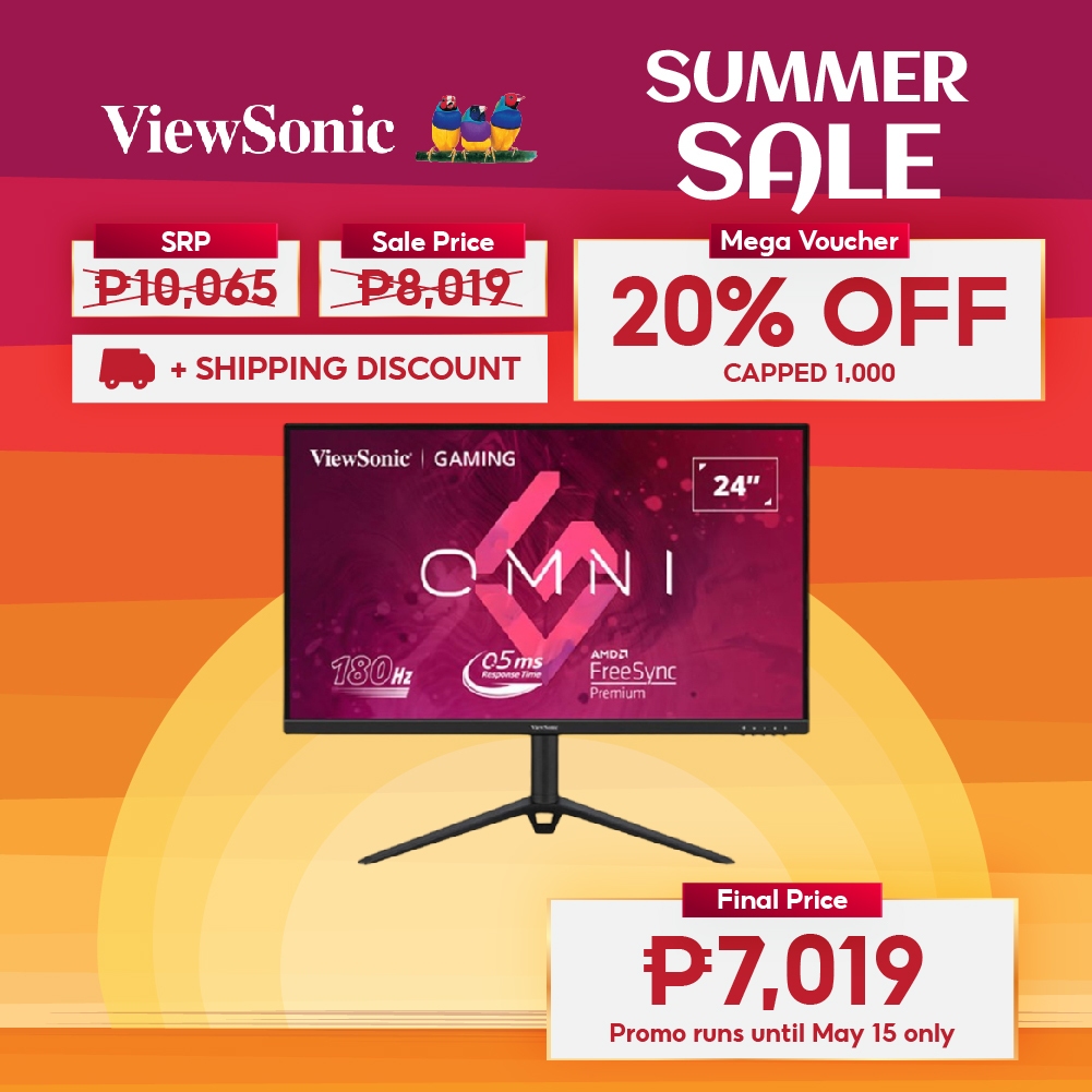 ViewSonic VX2428J 24" Full HD 1920 x 1080 180Hz LED IPS Technology 0 ...