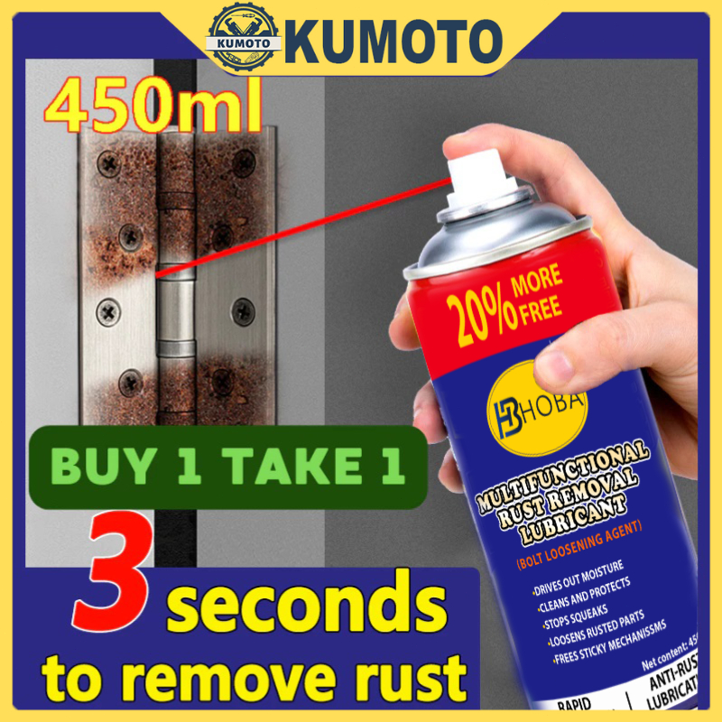 Rust Remover Spray Multi-Use for Metal anti-rust lubricant Clean Rust ...