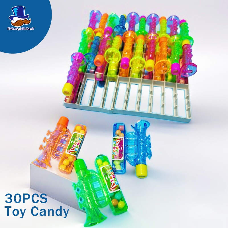 【Mr Candy】COD/30pcs toy candy/Toy Tray /trumpet candy/colorful candy ...