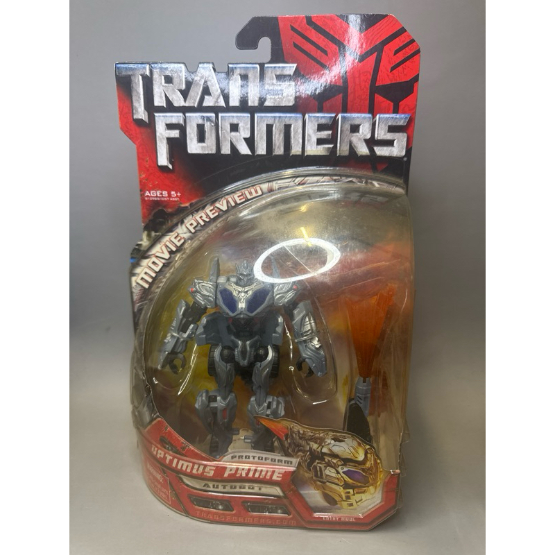 Transformers TFTM Protoform Optimus Prime Deluxe class tf robot toy ...