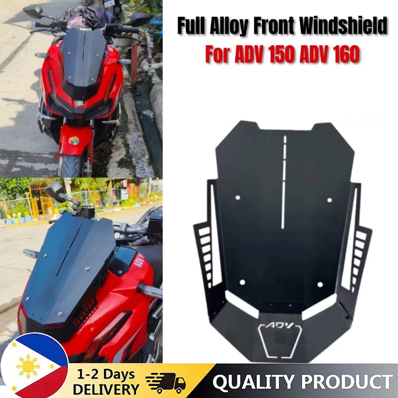HONDA ADV150 V1/ ADV 160 V2 Full Alloy Front Windshield/Alloy Visor ...
