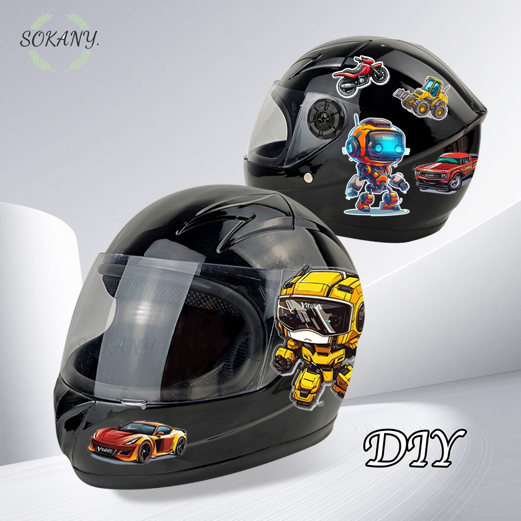 [COD] Full Face Kids Motorcycle Helmets Children's Motor Helmet Single ...