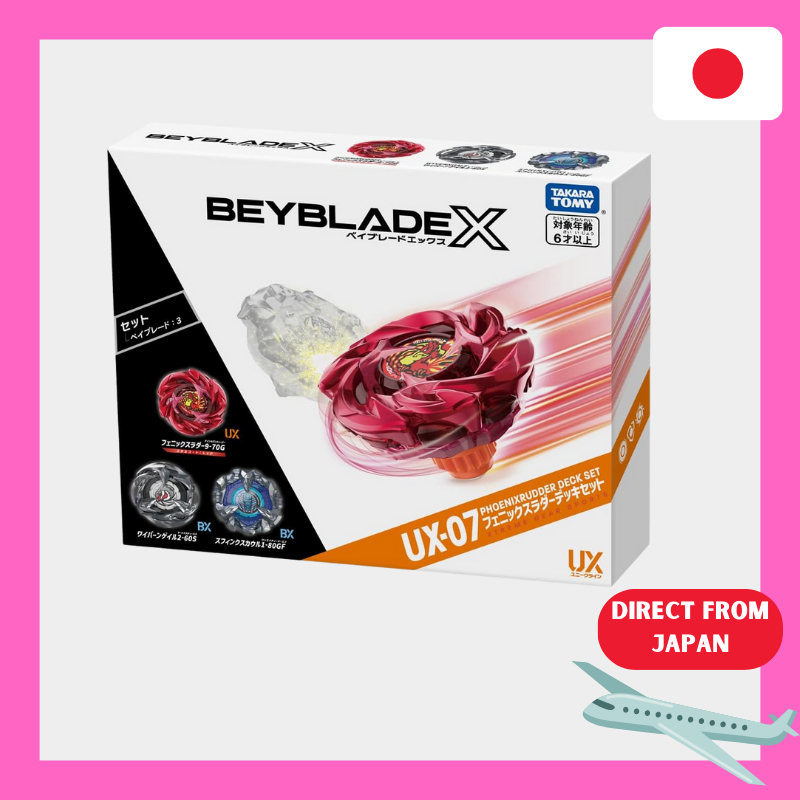 BEYBLADE X UX-07 PHOENIX RUDDER DECK SET | Shopee Philippines