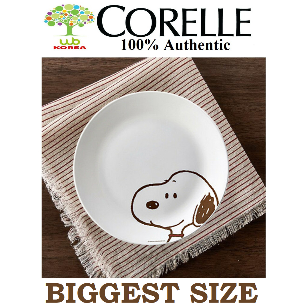 CORELLE x Peanuts Dinner Plate 26cm 1pc Snoopy | Shopee Philippines