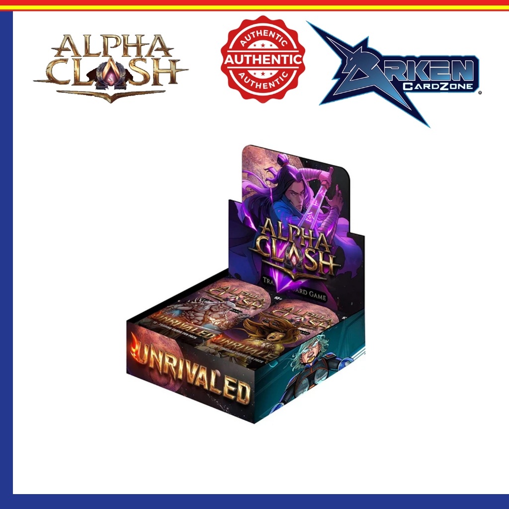 ALPHA CLASH TRADING CARD GAME - Unrivaled Booster Pack | Shopee Philippines