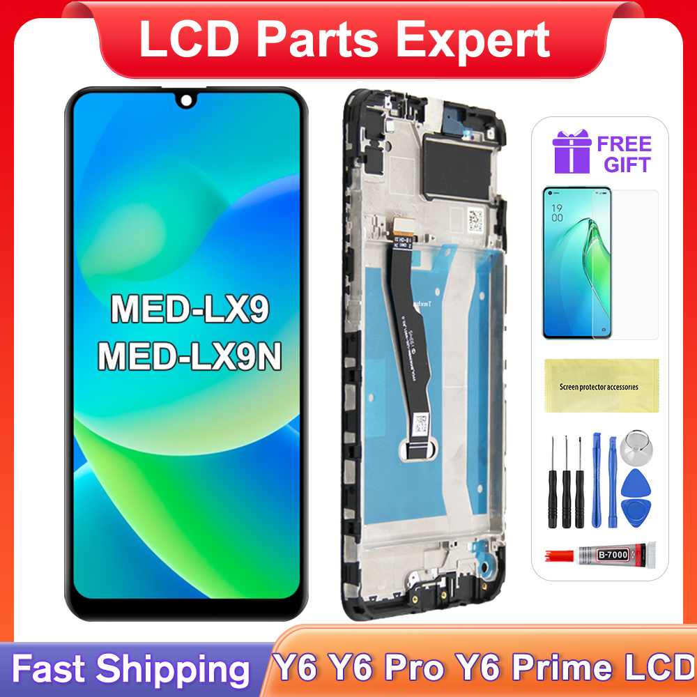 LCD For Huawei Y6P Y6 Pro Y6 Prime 2020 2019 2018 LCD Display with ...
