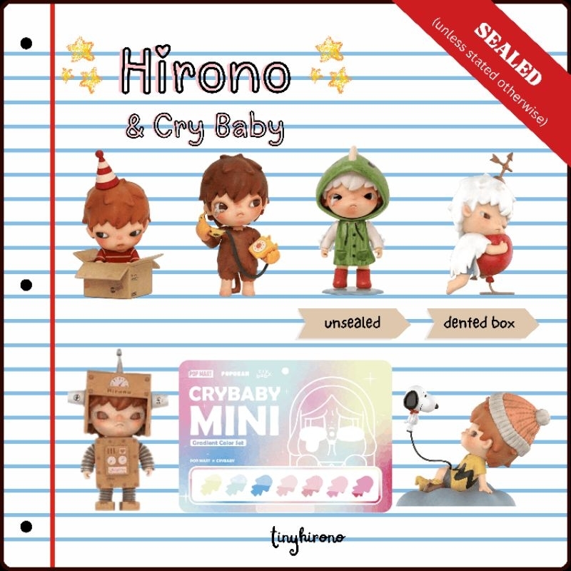 POP MART Hirono - the other one little mischief city of mercy mime ...