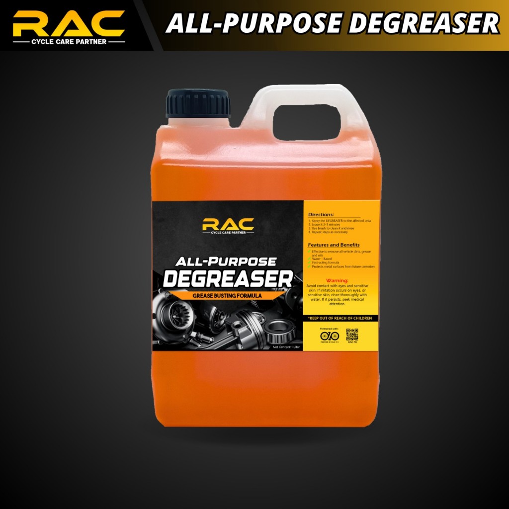 RAC Bike/Motorcycle/Car 1Liter All Purpose Degreaser | Shopee Philippines