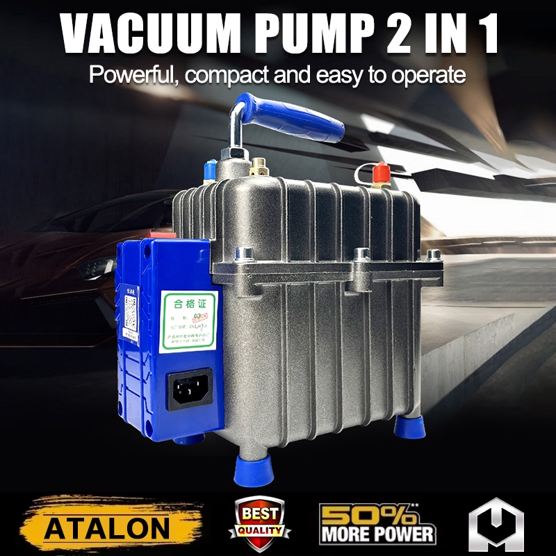 2 in 1 Vacuum Pump 28L for Vacuuming and Pumping Air / Car Air ...