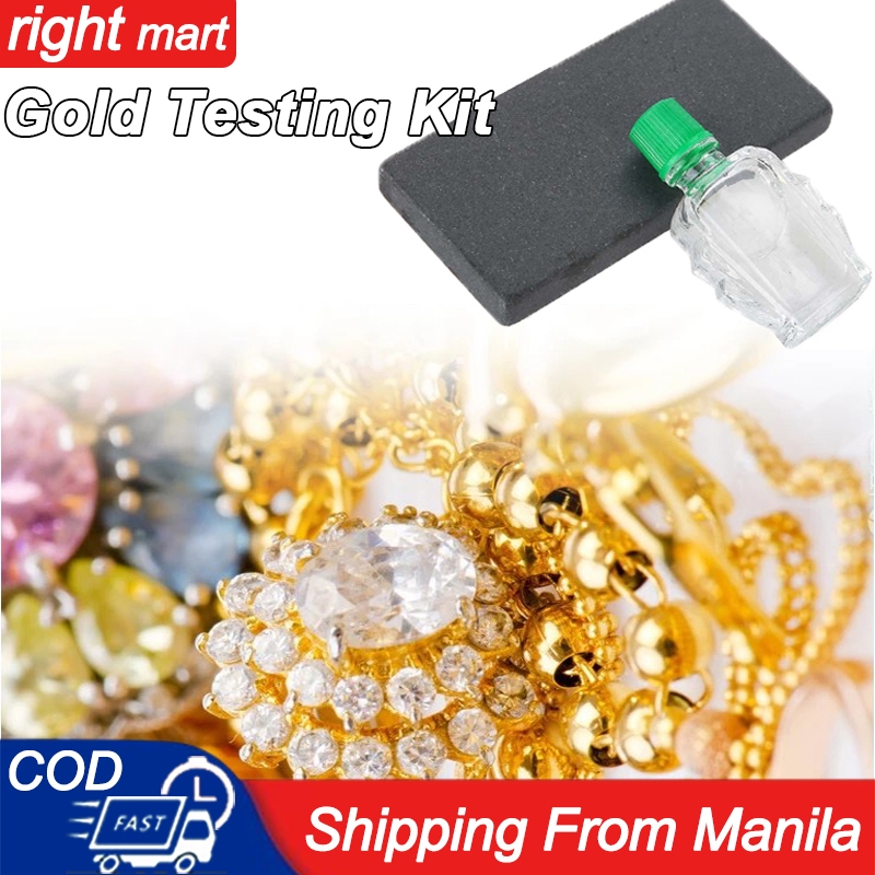 Precious Metal Test Stone Gold Test Acid Tester Kit Gold Jewelry Tester ...