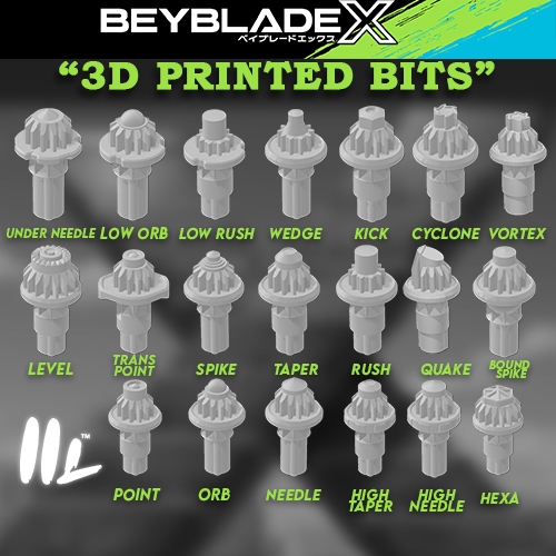 [Beyblade-X] 3dPrinted Bits Product page | Shopee Philippines