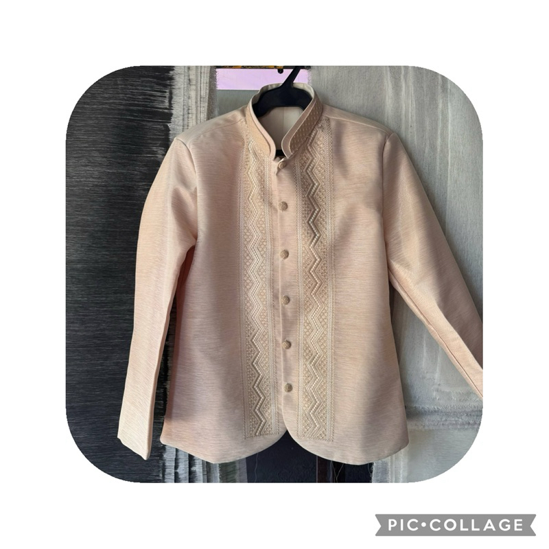 Coat Barong (Pinya Jusilyn Fabric) | Shopee Philippines