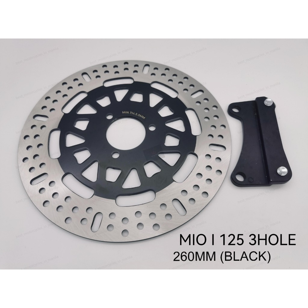 TTGR LIGHTEN DISC MIO I 125 260MM(BLACK,SILVER) | Shopee Philippines