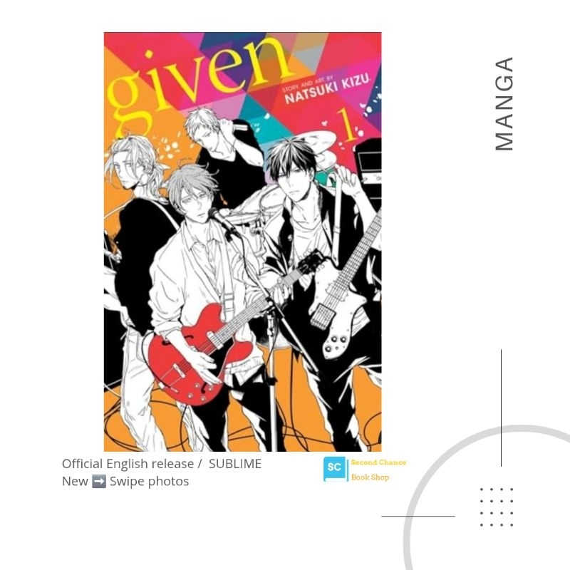 [OFFICIAL ENG MANGA / BL] Given by Natsuki Kizu | Shopee Philippines