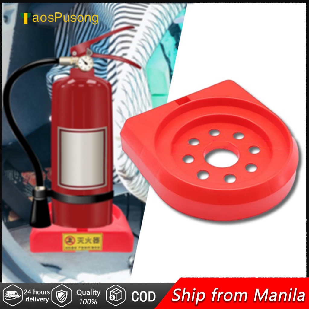 Fire Extinguisher Base Red Plastic Fire Extinguisher Holder For 2-8kg ...
