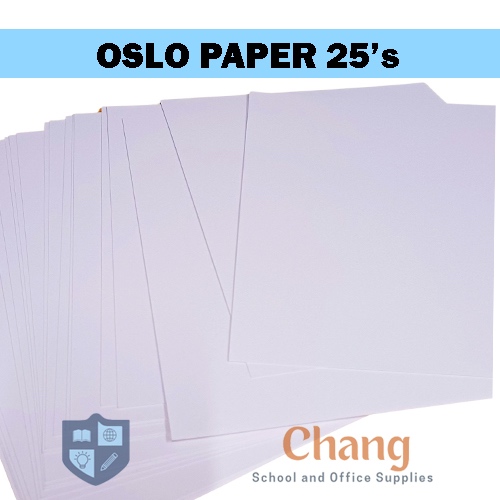 OSLO PAPER 25 PIECES SCHOOL SUPPLIES | Shopee Philippines